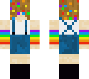 Rainbow kid | Minecraft Skin