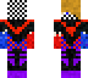 red and blue fire | Minecraft Skins