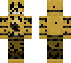fnaf springtrap | Minecraft Skins