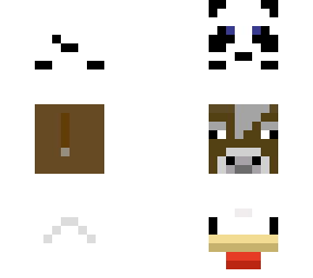 Animal tower redesigned borders | Minecraft Skin