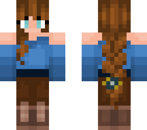 Braided Hair Minecraft Skins