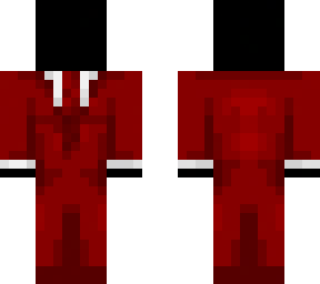 D Red Suit | Minecraft Skin