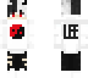 ying yang hoodie boy | Minecraft Skins