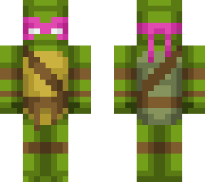 Teenage Mutant Ninja Turtles pink head | Minecraft Skin