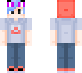 bf with purple fox ears | Minecraft Skin