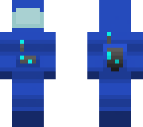 Blue Astronaut | Minecraft Skin