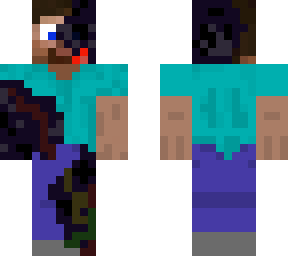 broken animatronic steve | Minecraft Skin