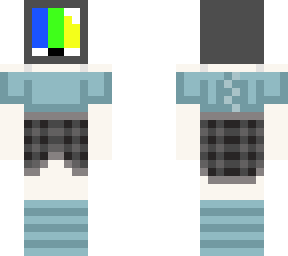weirdcore tv girl | Minecraft Skins