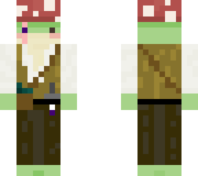 edited to smp c! mushroom frog | Minecraft Skin