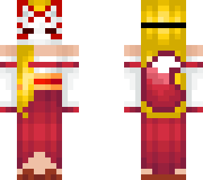 Kitsune Girl Minecraft Skins