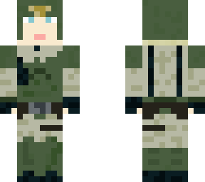 Female Soldier Minecraft Skins