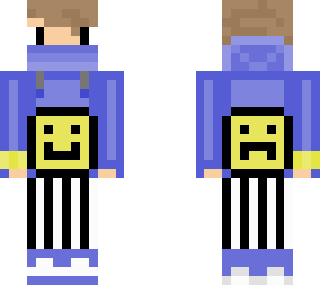 Blue Emoji | Minecraft Skin