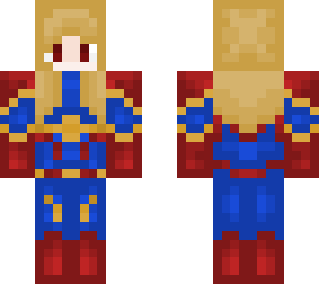 Captain Marvel | Minecraft Skin