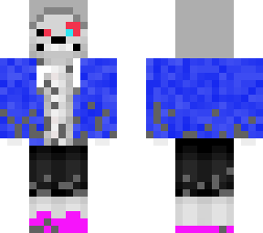 Mirrored Dust Sans | Minecraft Skin