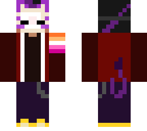 purple cat | Minecraft Skin