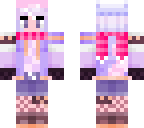 Rosy Raccoon my beloved wife | Minecraft Skin