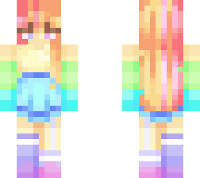 ;~+Spectrum of Colors+~; | Minecraft Skin