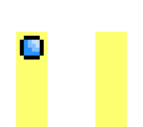 Among Us Mini Crewmate Cute Yellow | Minecraft Skin