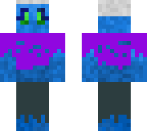 Blue Slime Man | Minecraft Skin