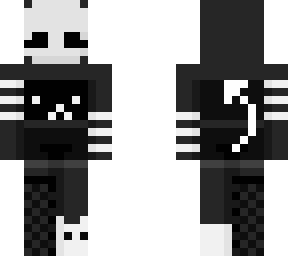 White And Black Demon | Minecraft Skins