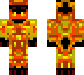 Fire Monster Minecraft Skins
