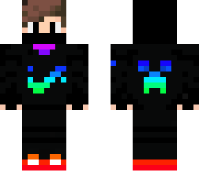 Rgb Creeper Minecraft Skins
