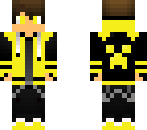 Yellow gamer | Minecraft Skin