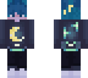 Blue moon | Minecraft Skin