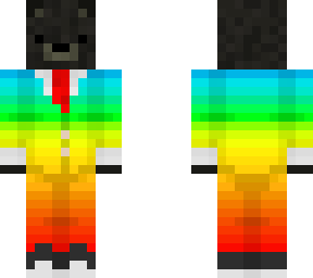 ManagerHell Rainbow Suit | Minecraft Skin