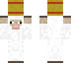 sheep with hayblock | Minecraft Skin