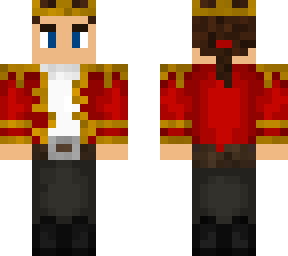 Prince Crown Fancy Suit Minecraft Skins