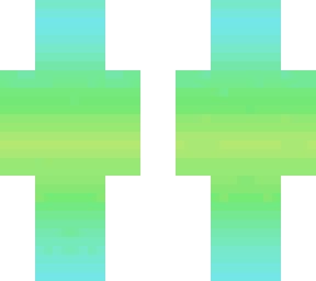 Green and blue gradient | Minecraft Skin