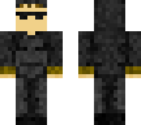 black and gold | Minecraft Skin