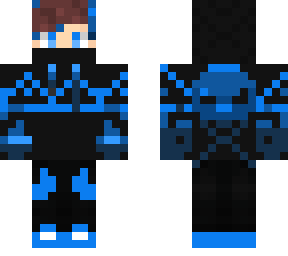 blue anime boy | Minecraft Skin
