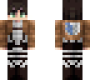 attack on titan eren | Minecraft Skins