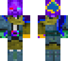 galaxy steve putting on colle outfit and some of his galacxy powers ...