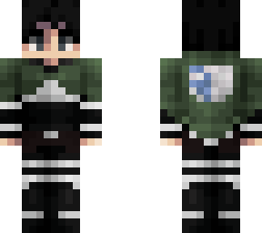Attack On Titan Minecraft Skin Levi