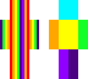 Rainbow or Tv error | Minecraft Skin