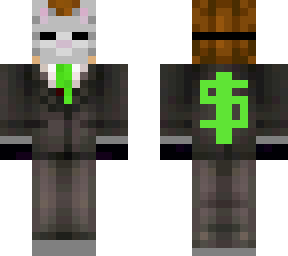Robber in Cat Mask | Minecraft Skin