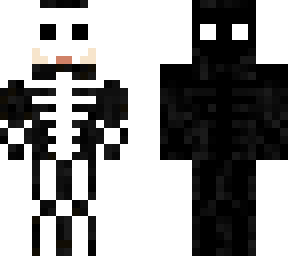 Skeleton In A Suit Minecraft Skins