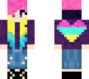 pan pride | Minecraft Skin