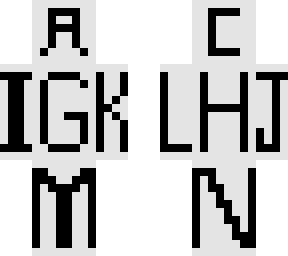 Alphabet Minecraft Skins