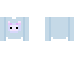 Blue Axolotl Sweater Base | Minecraft Skin