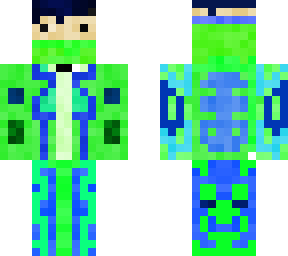 Cool green boy skin!! | Minecraft Skin
