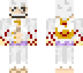 Gear 5 Luffy Minecraft Skins
