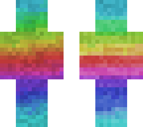 Rainbow fade | Minecraft Skin