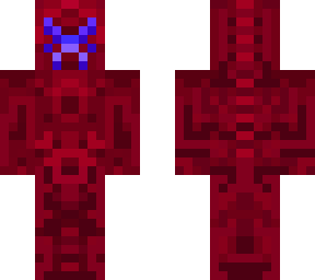 red and blue mech | Minecraft Skin