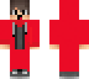 red hoode guy | Minecraft Skin