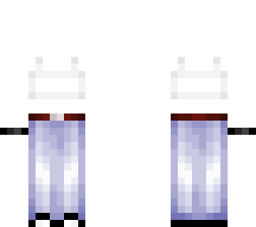 Cute CropTop and Jeans Template | Minecraft Skin