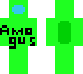amongus green among us amogus sus | Minecraft Skins